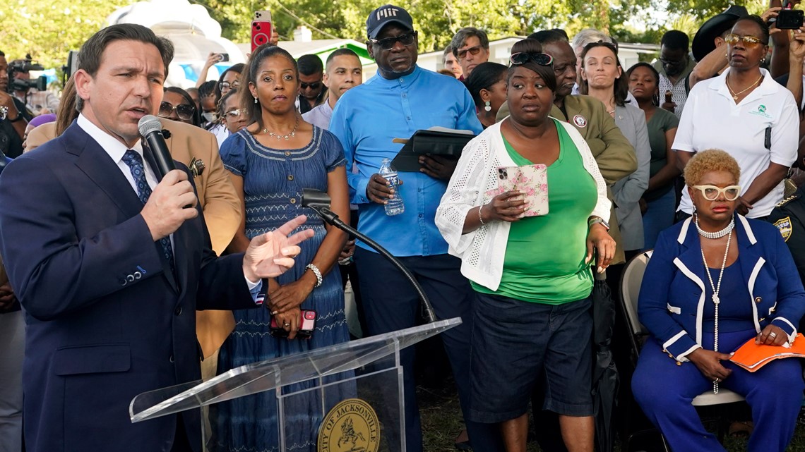 Black leaders angry at DeSantis after racist shooting in Florida ...