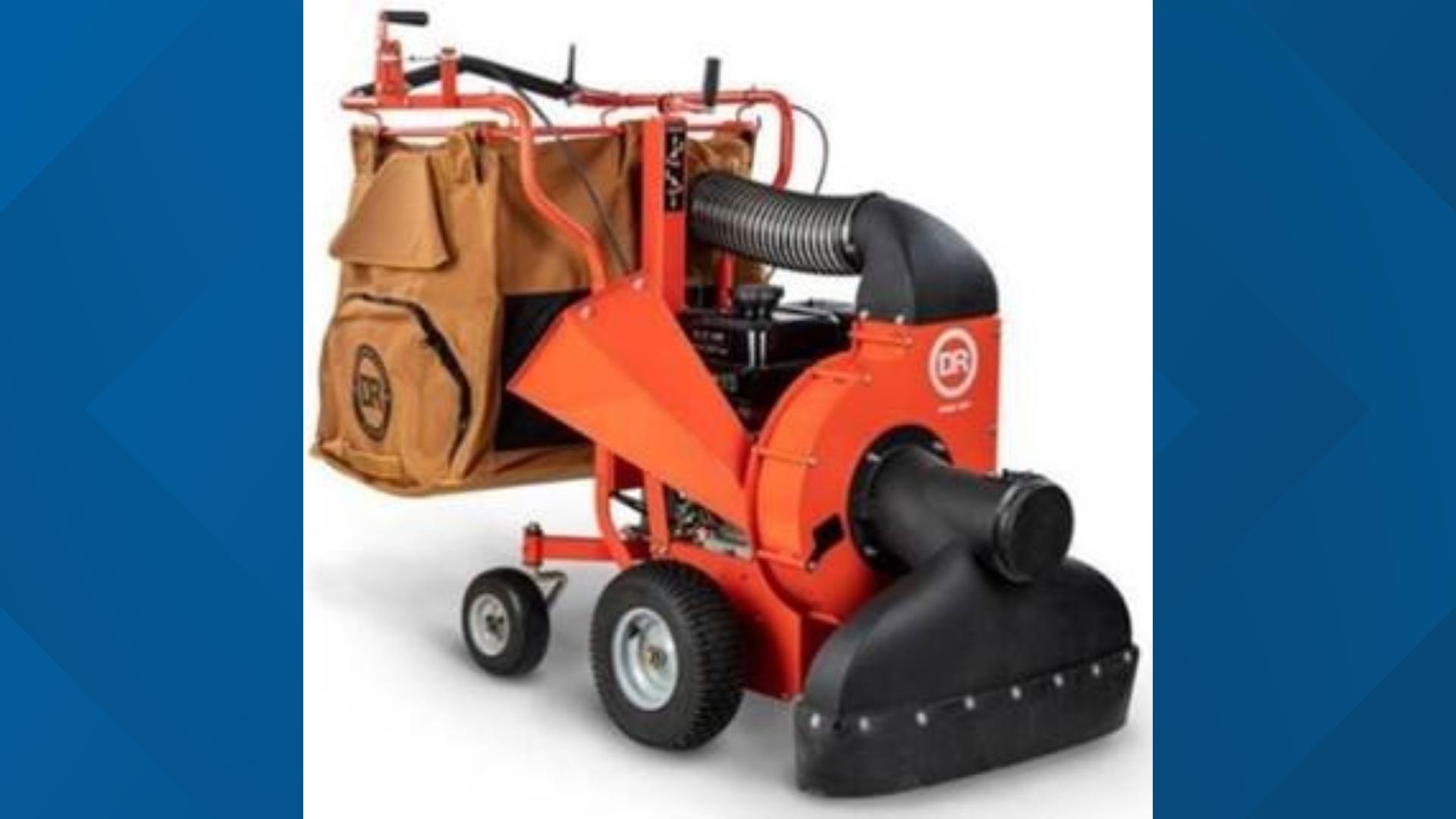 Over 60,000 DR Power leaf vacuums recalled for laceration hazard ...