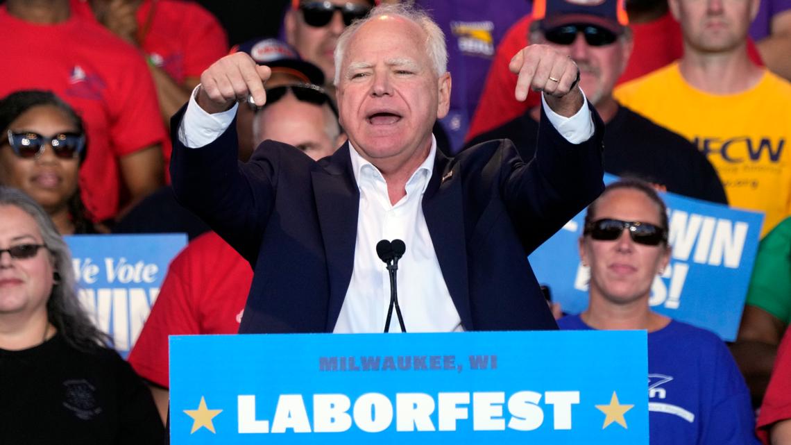 Tim Walz visiting Grand Rapids | wzzm13.com