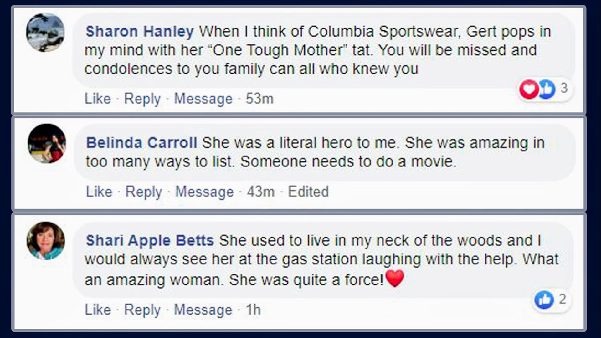 Renowned Columbia Sportswear chairwoman Gert Boyle dies at 95 | wzzm13.com