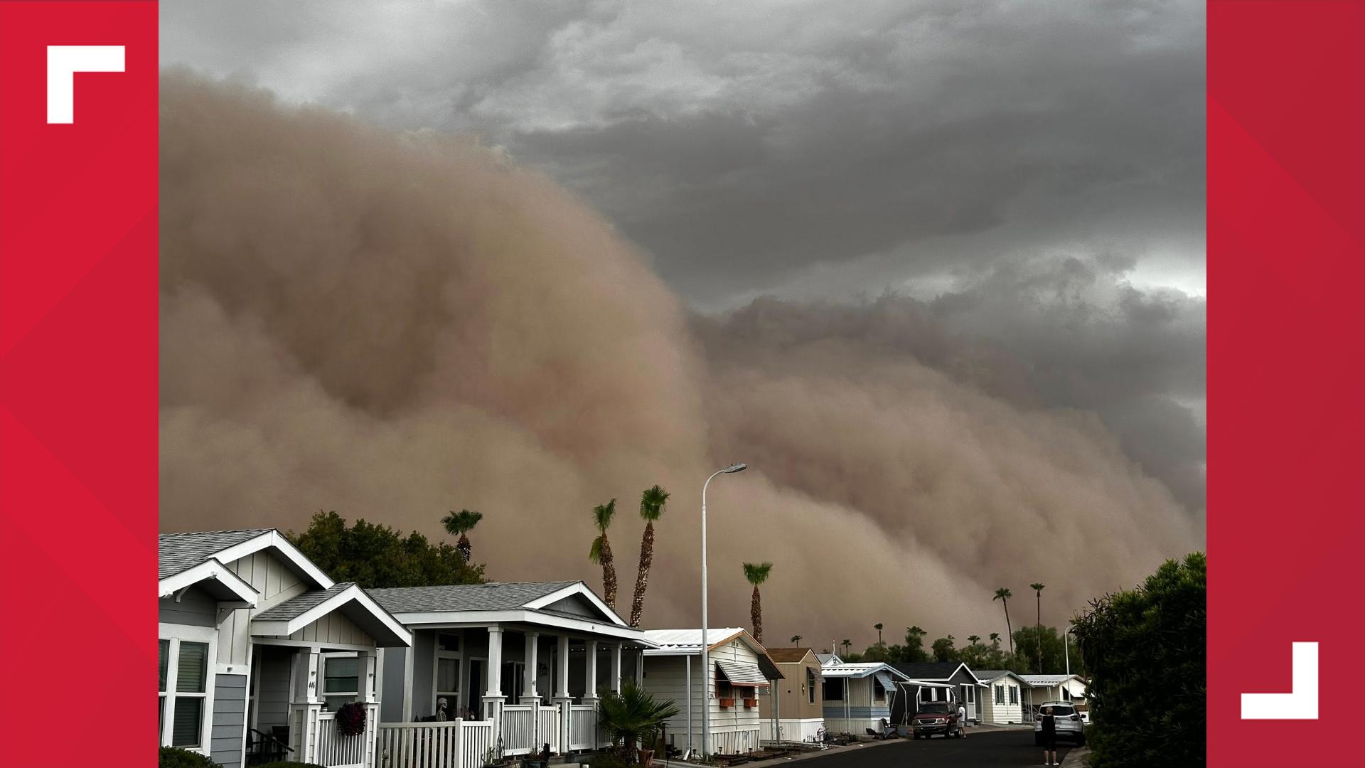 PHOTOS: Massive dust storm moves through Valley | wzzm13.com