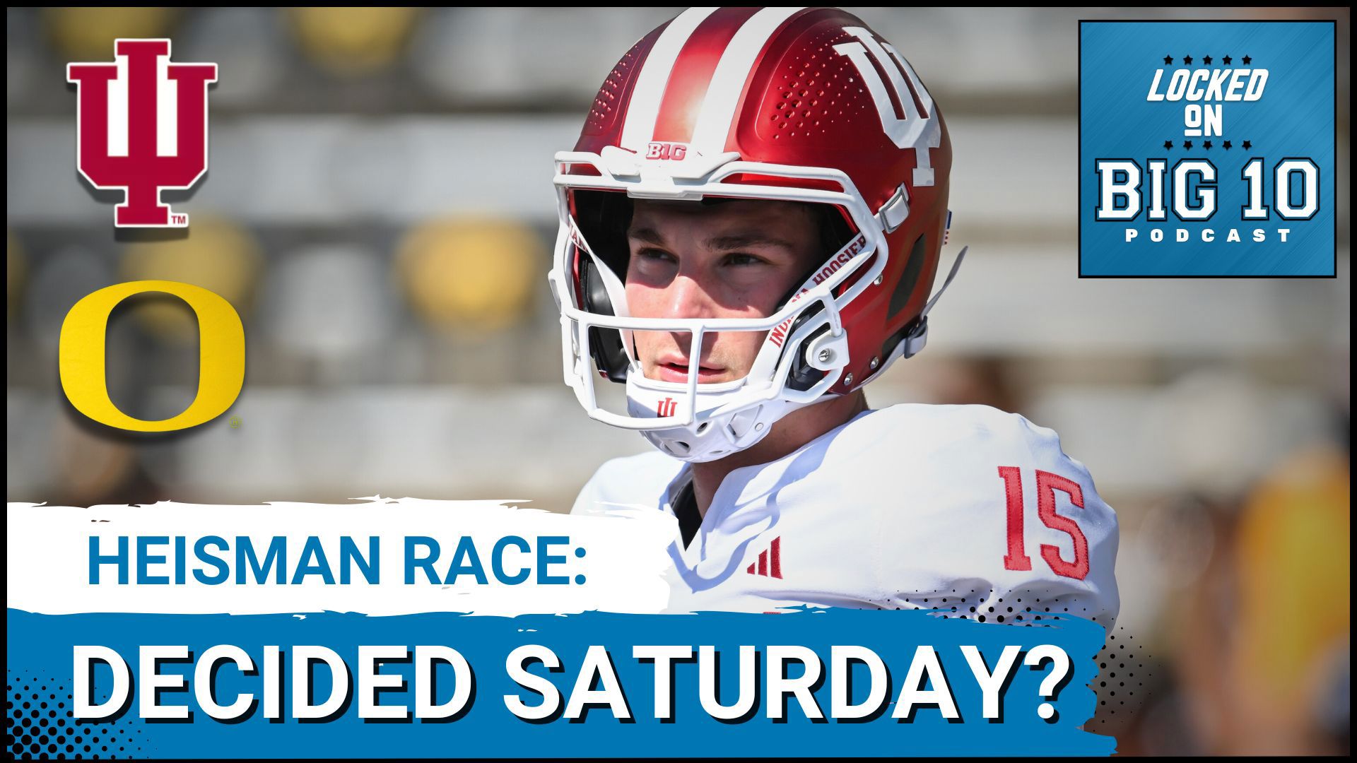 EPIC: INDIANA at OREGON Decides HEISMAN and Big Ten CHAMPION? Mendoza ...