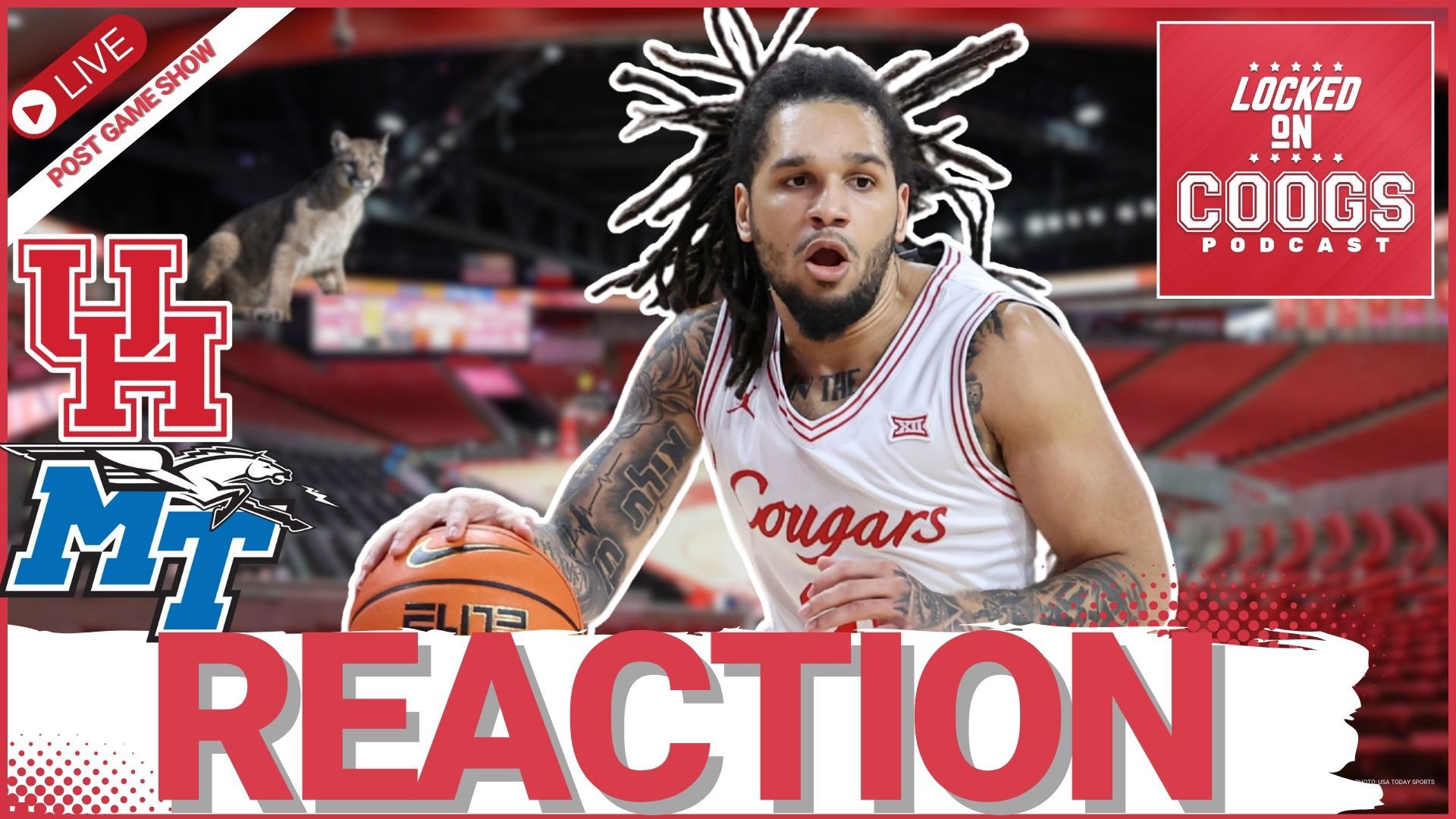 LIVE POST-MTSU | Are the Coogs READY for the Big 12? Sampson's Crew ...