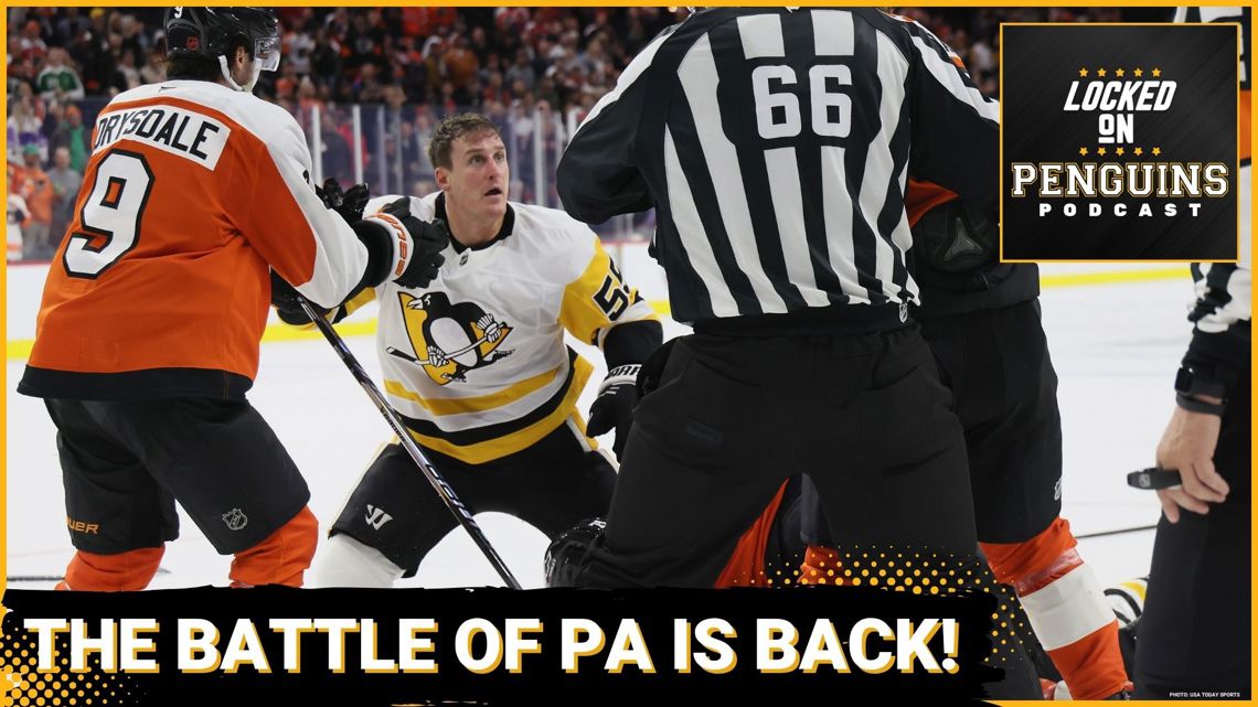 Penguins STEAL a point in a WILD Battle of PA! | wzzm13.com