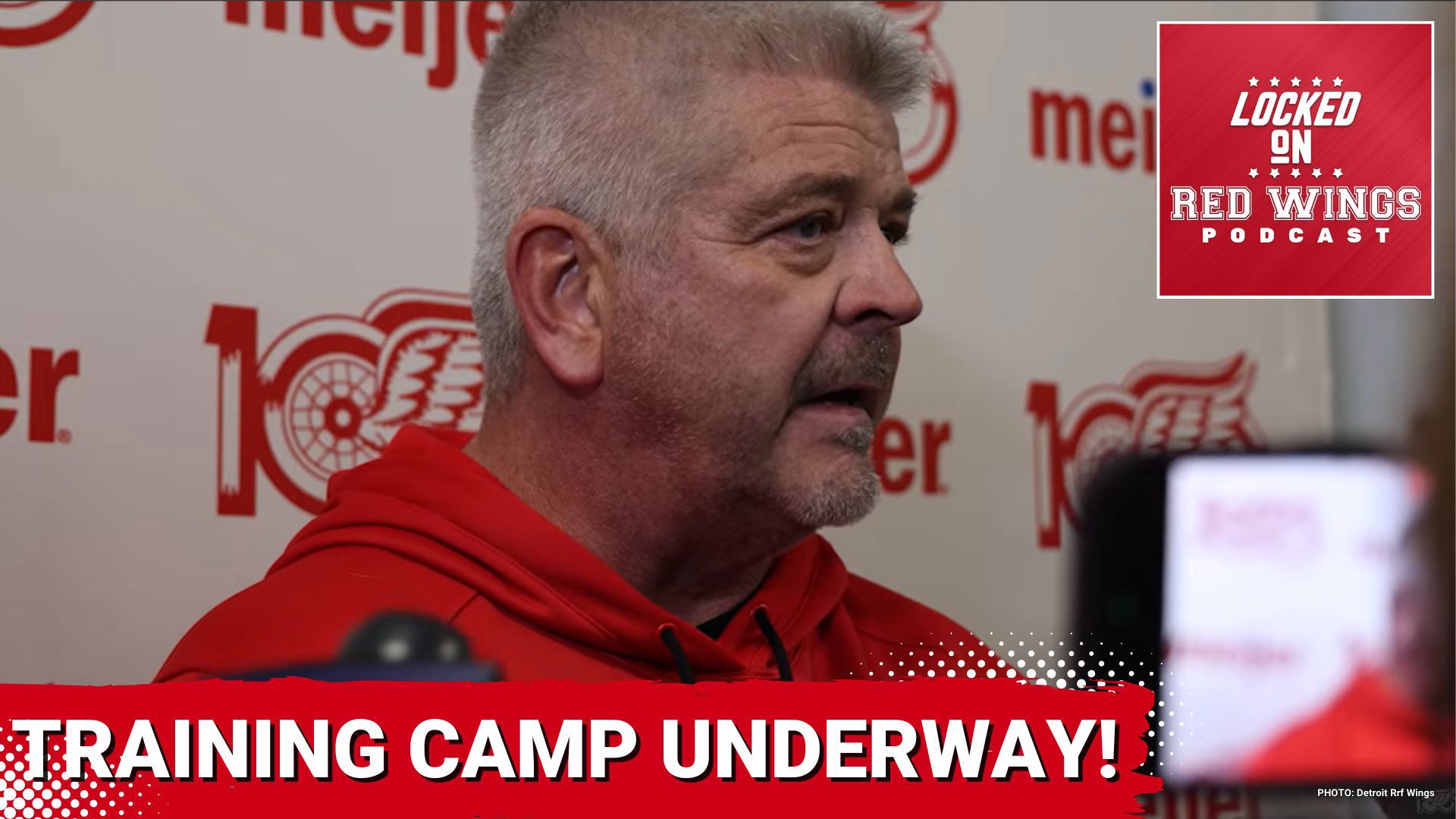 Training Camp underway! Elmer Soderblom getting looks on the 1st line ...