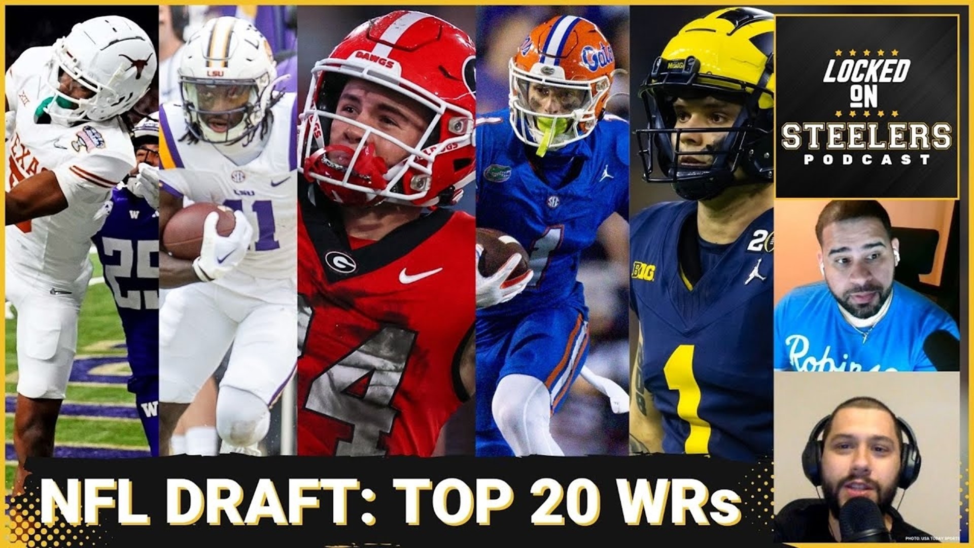 Steelers' Top 20 NFL Draft WR Rankings | Adonai Mitchell the Perfect ...