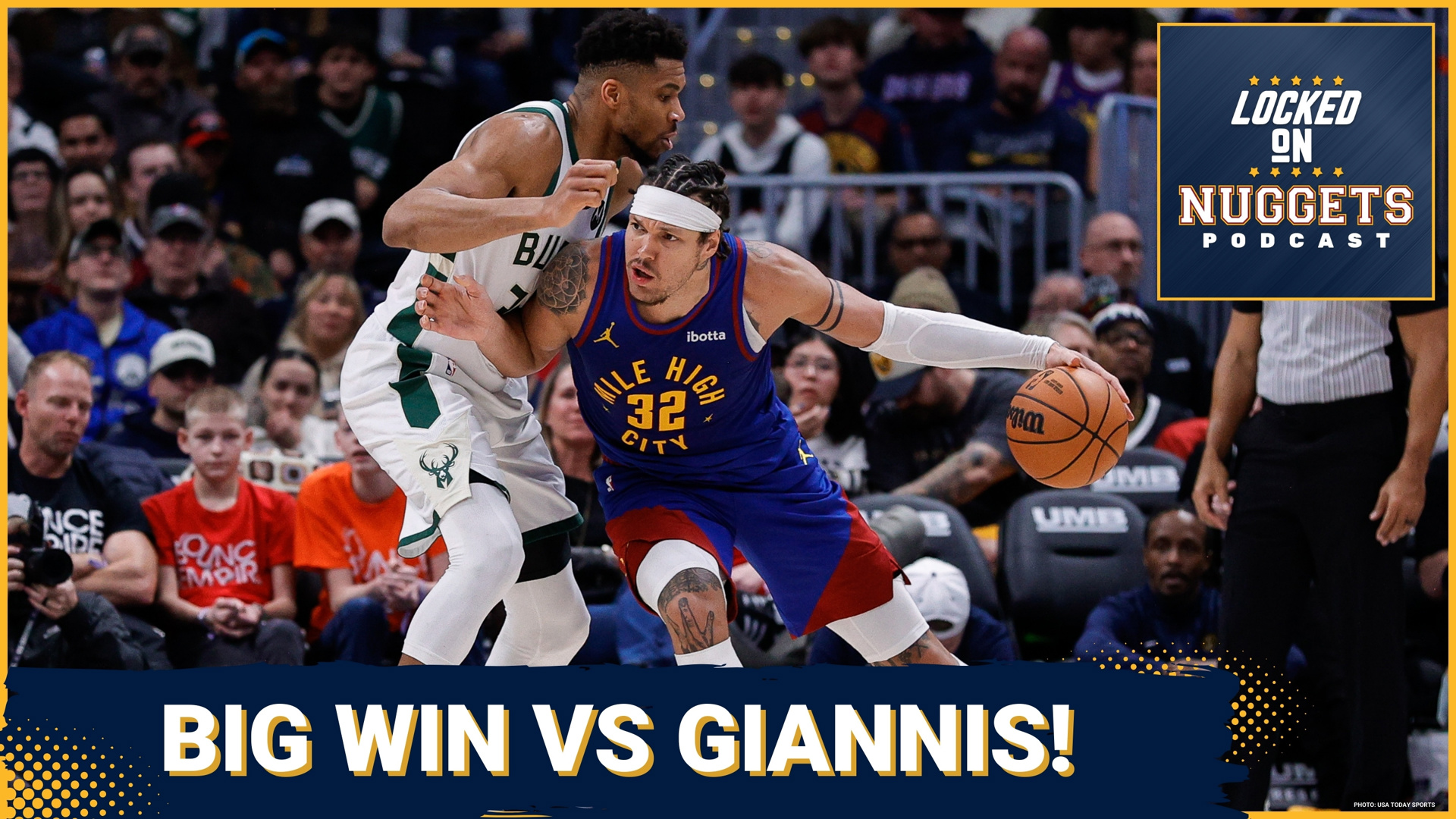 GRIT: Nuggets’ Aaron Gordon STOPS Giannis Antetokounmpo—Bench STEPS UP ...