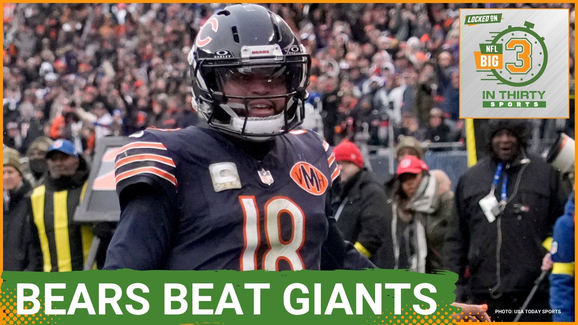 Bears Make COMEBACK In 4th Quarter To Beat Giants | The Big 3 in 30 NFL ...