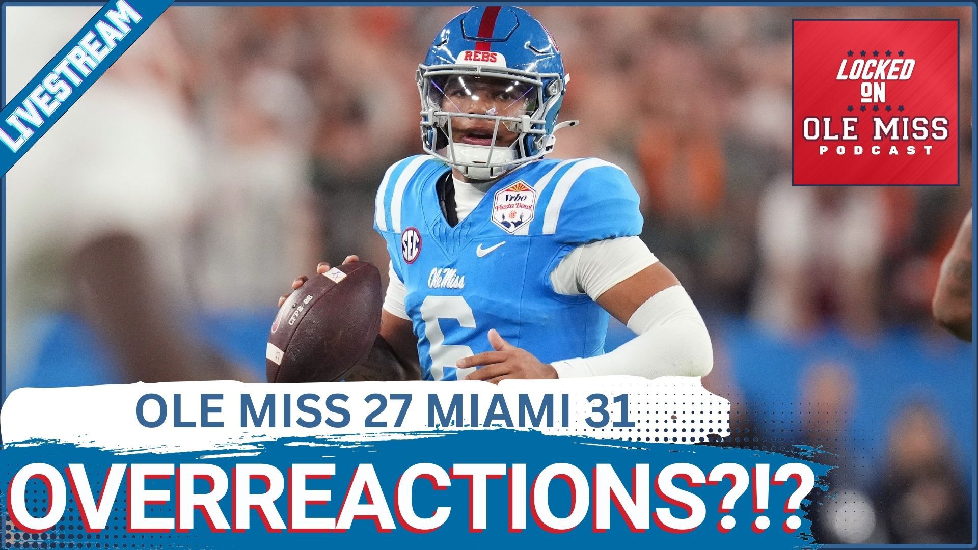 REACTION: Miami Holds Off Ole Miss’ Epic Game 31-27 | Rebels’ SET for ...