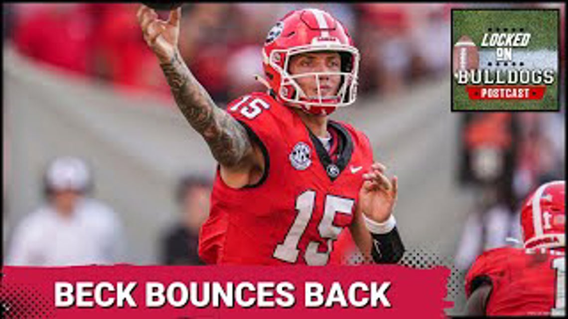 Carson Beck Bounces Back In The Georgia Bulldogs Win Over The Auburn ...
