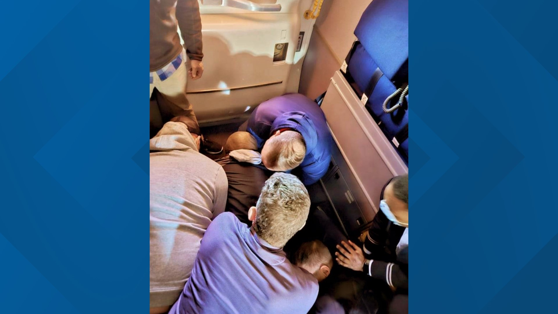 How passengers teamed up to restrain man on flight to Boston, MA ...