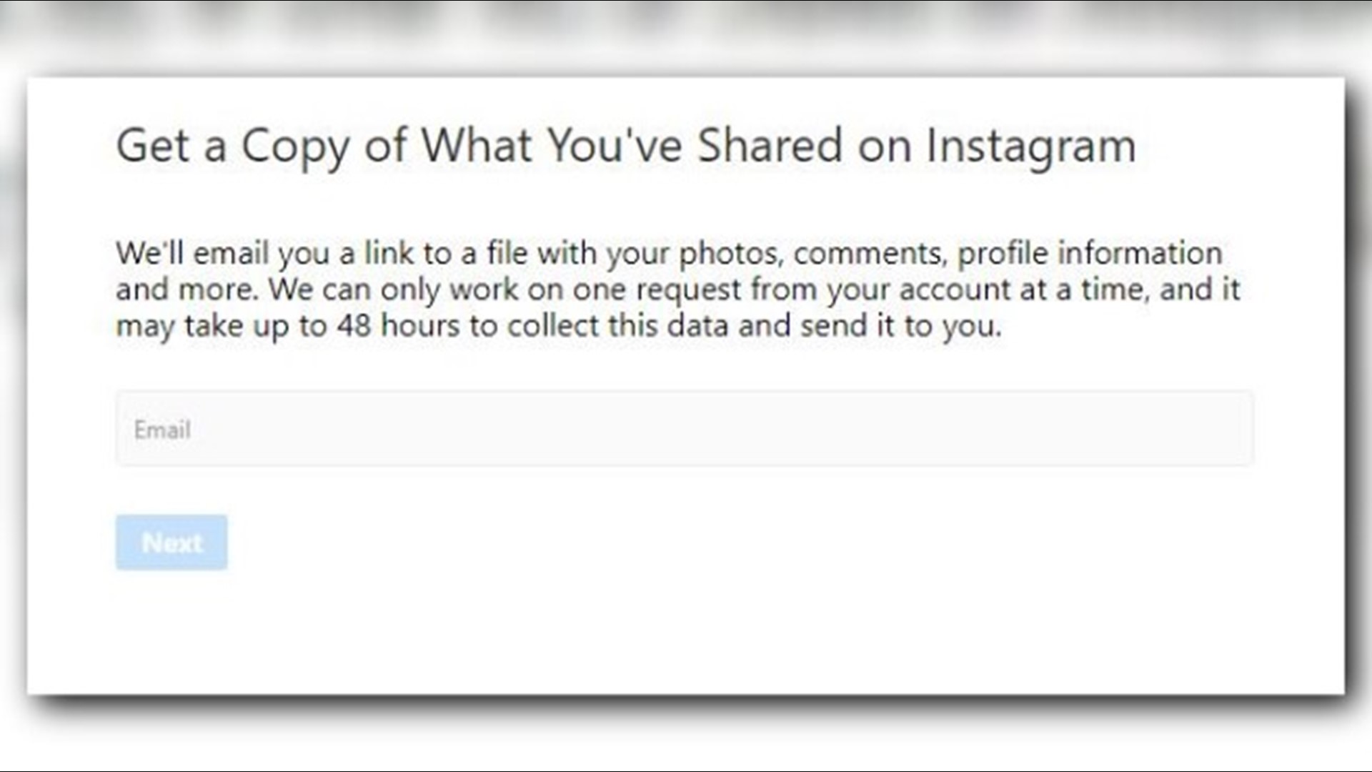 You can now download all your Instagram photos at once | wzzm13.com