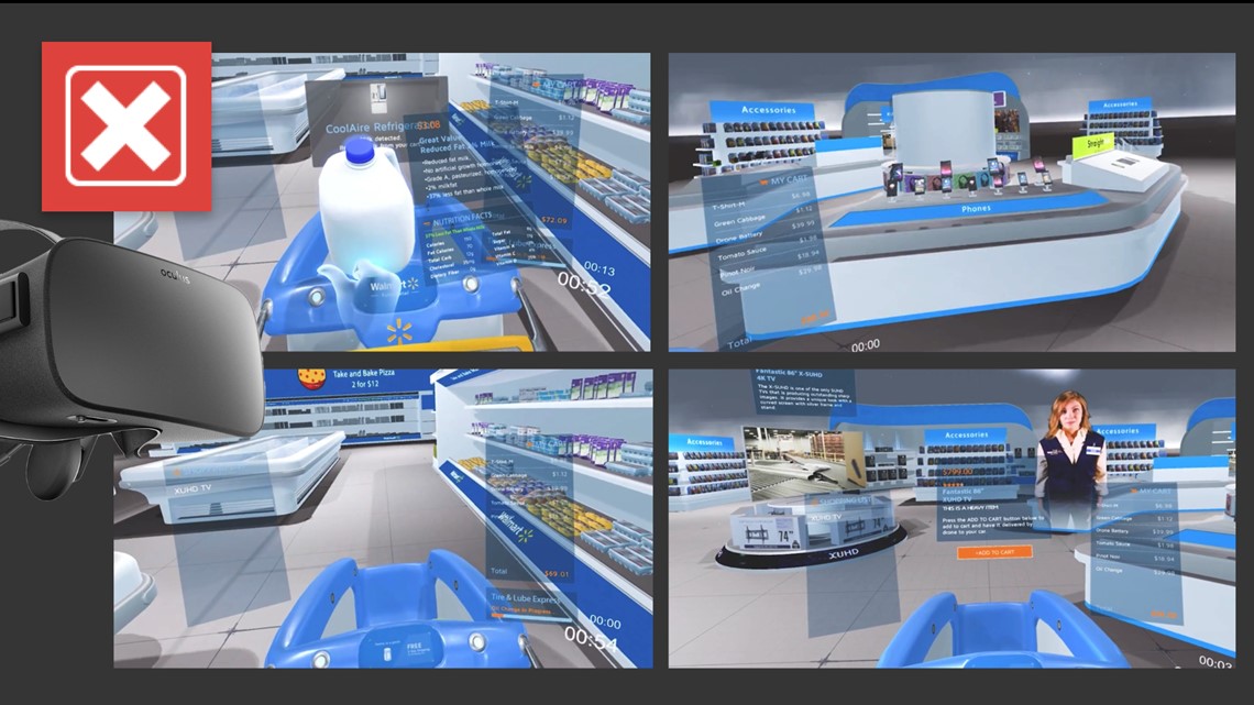 Walmart VR experience not part of Facebook’s metaverse | wzzm13.com