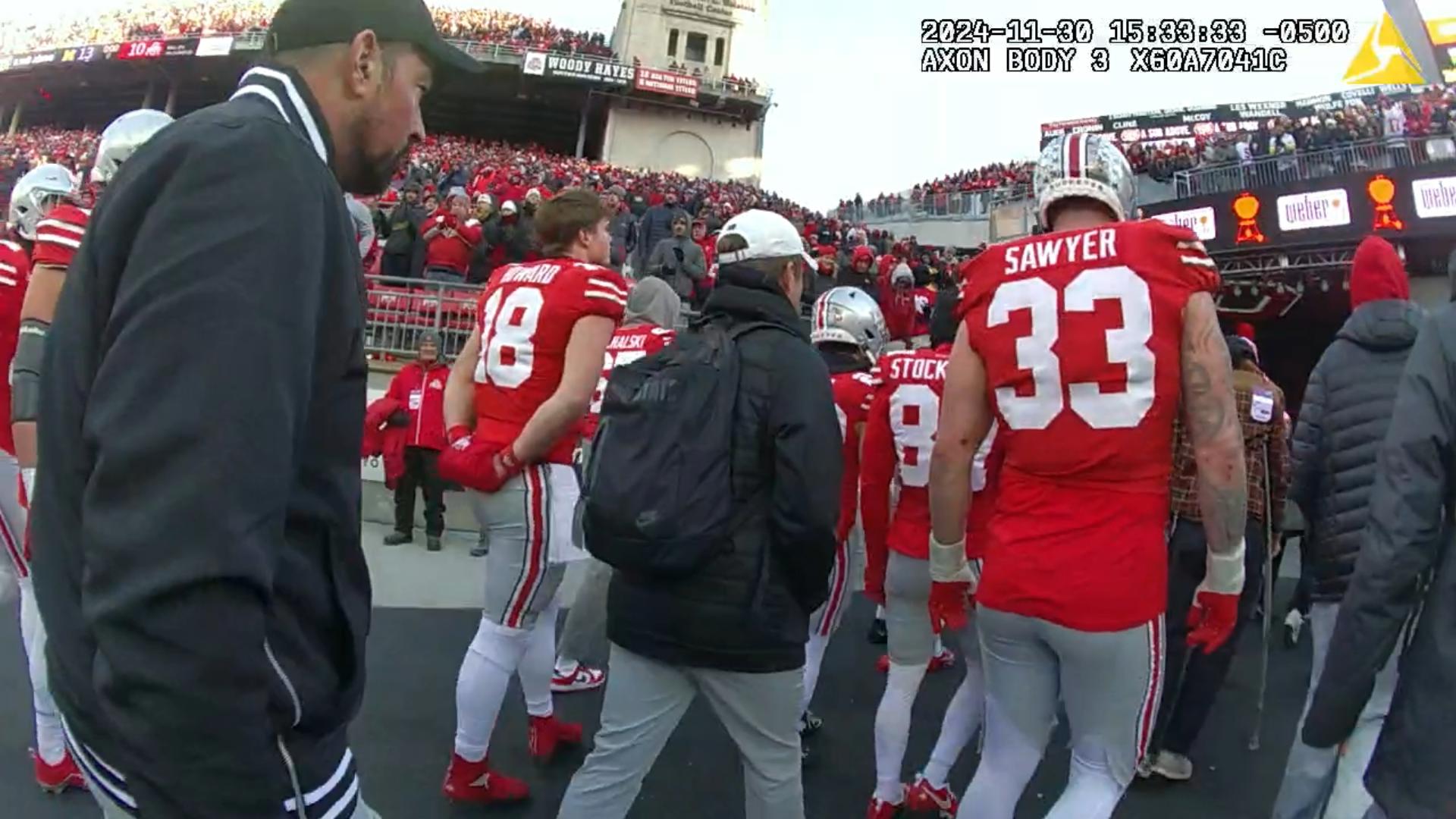 Ohio State-Michigan fight: Police bodycam video released | wzzm13.com