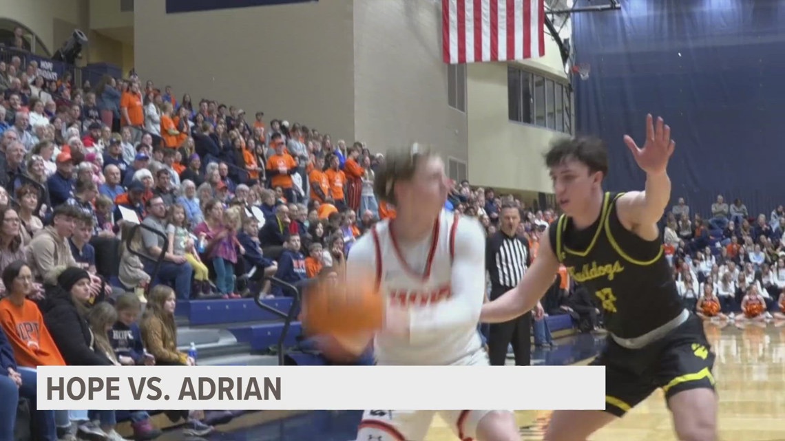 Hope basketball takes down Adrian | wzzm13.com