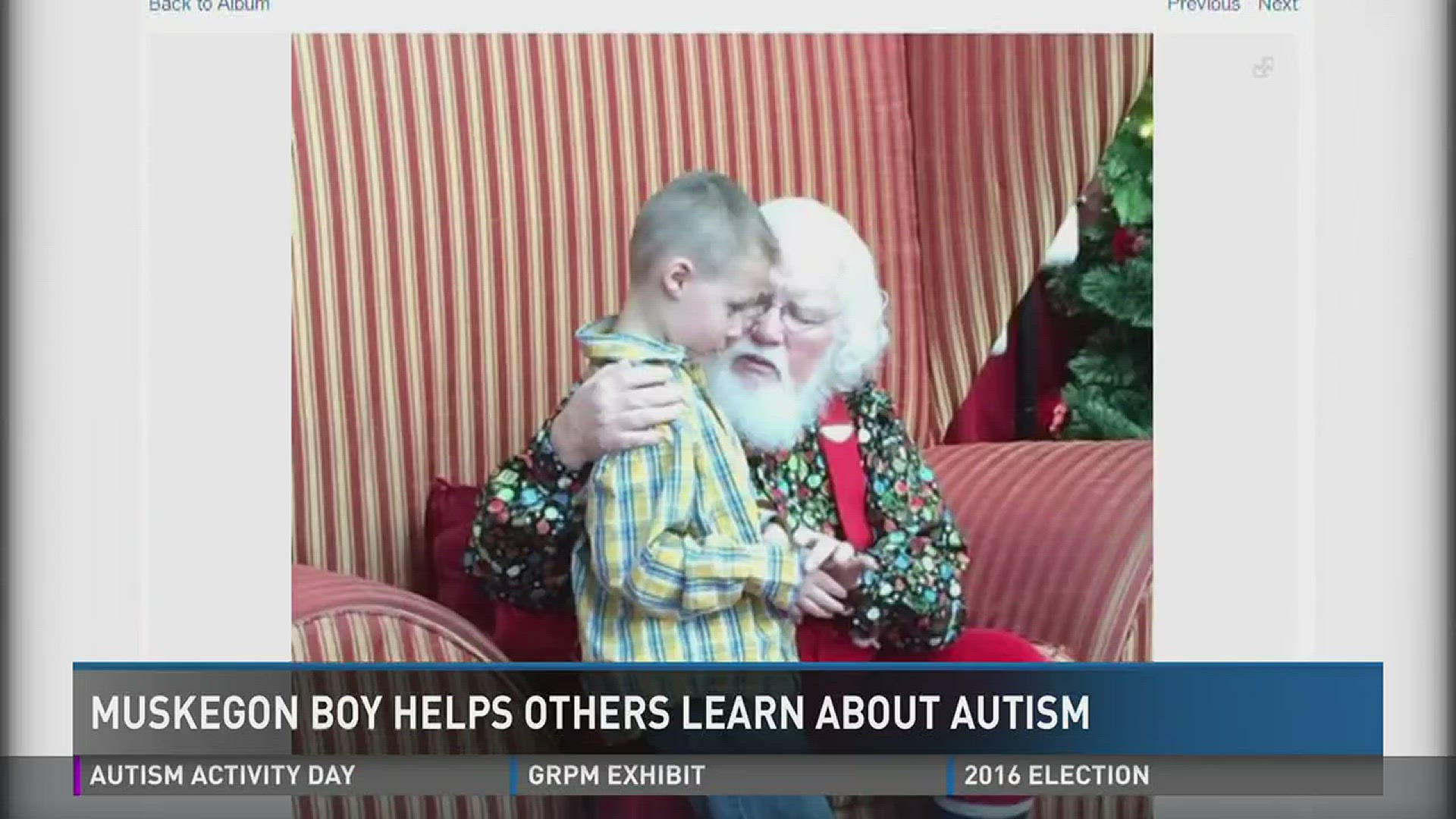 Muskegon boy whose picture went viral spreads message of autism ...