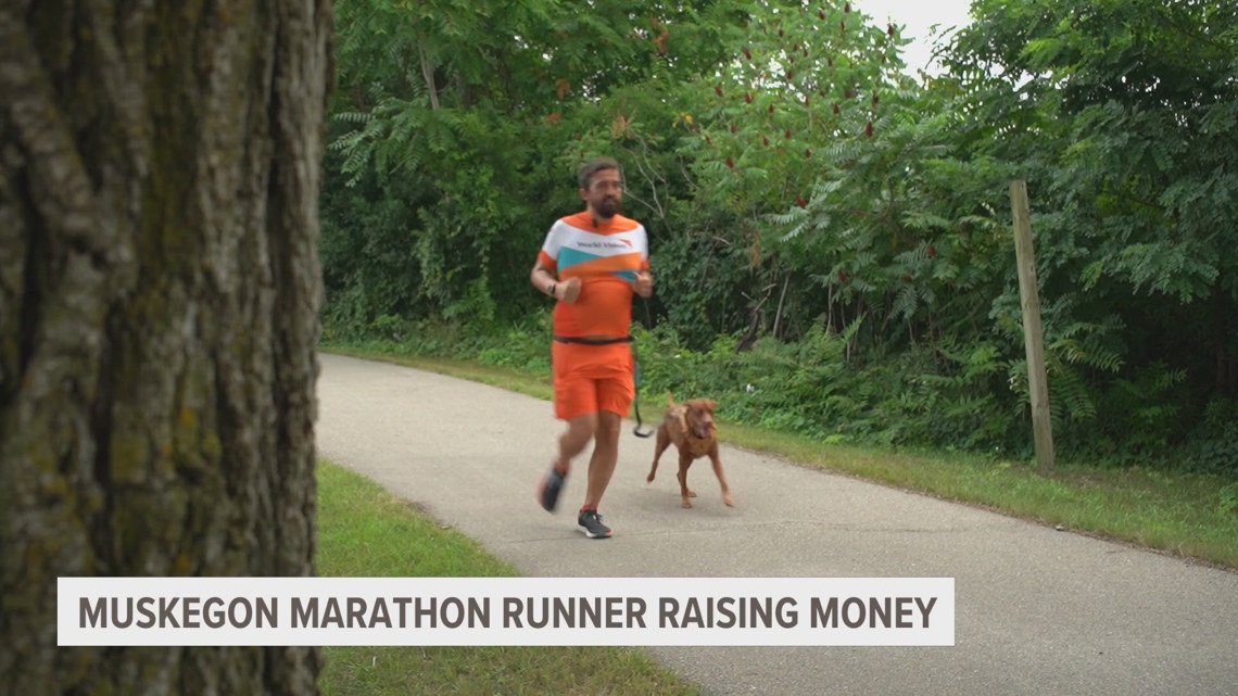 Muskegon man training for 2026 Tokyo marathon with help from furry ...