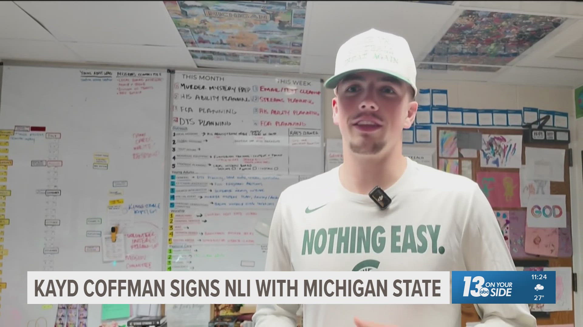 Kayd Coffman signs NLS with Michigan State | wzzm13.com