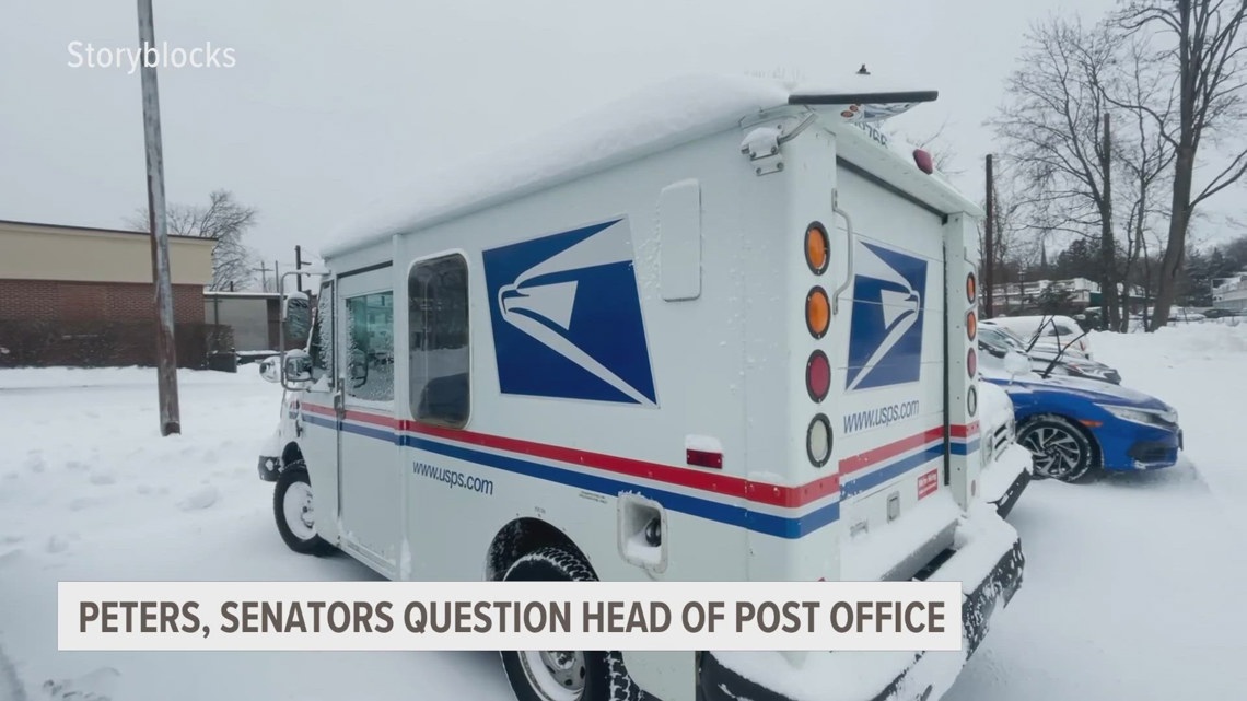 Peters, Senators question USPS on delivery speed in holiday season ...