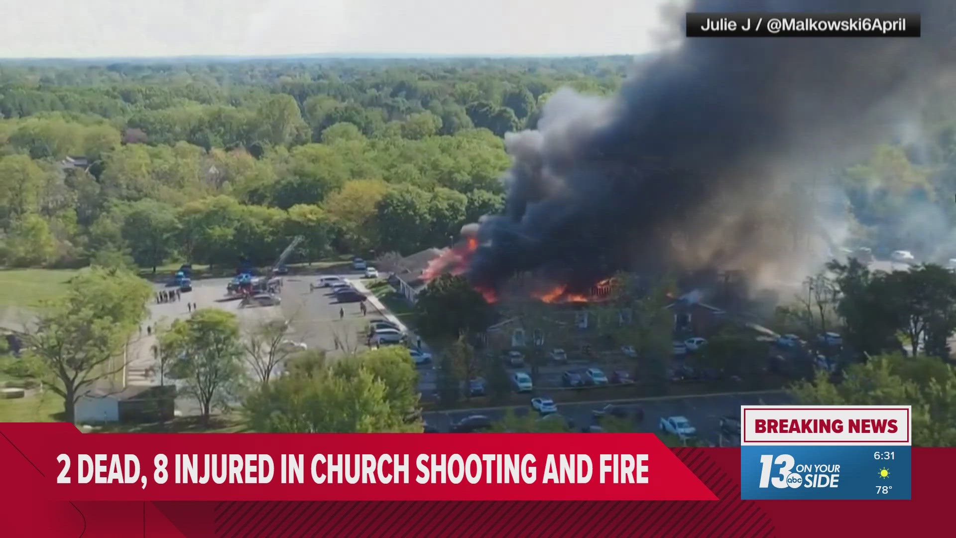 2 dead, several injured in Grand Blanc Twp. church shooting, fire | wzzm13.com