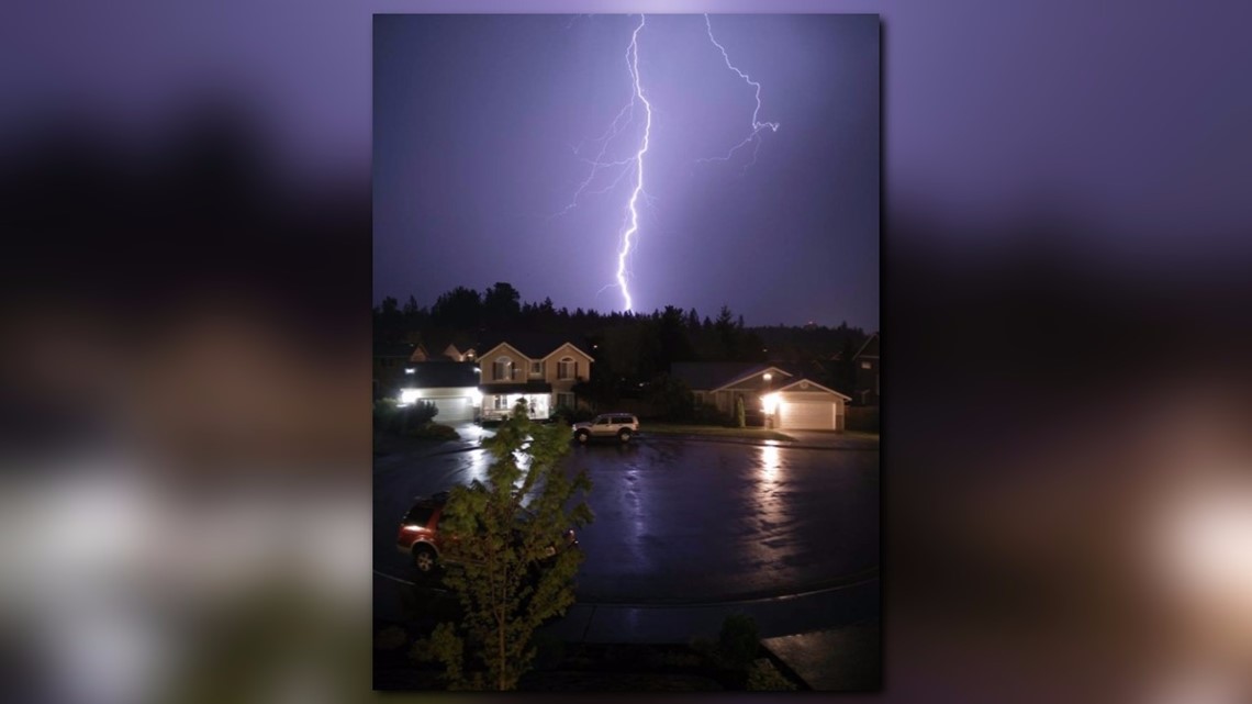 PHOTOS: Western Washington lightning storm | wzzm13.com