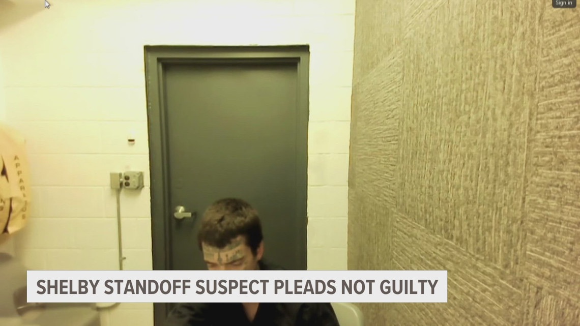 Shelby standoff suspect pleads not guilty | wzzm13.com