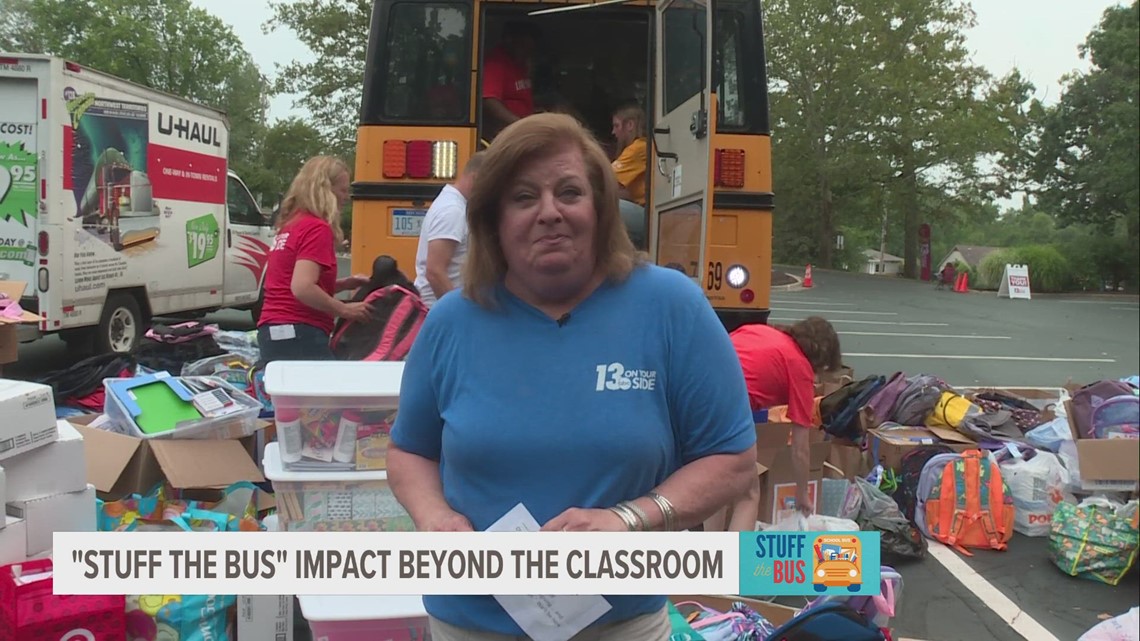 STUFF THE BUS | Donated school supplies will impact beyond the ...