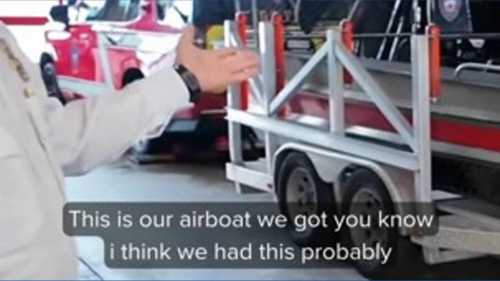 Grand Rapids Fire Department uses airboat when river is full of ice ...