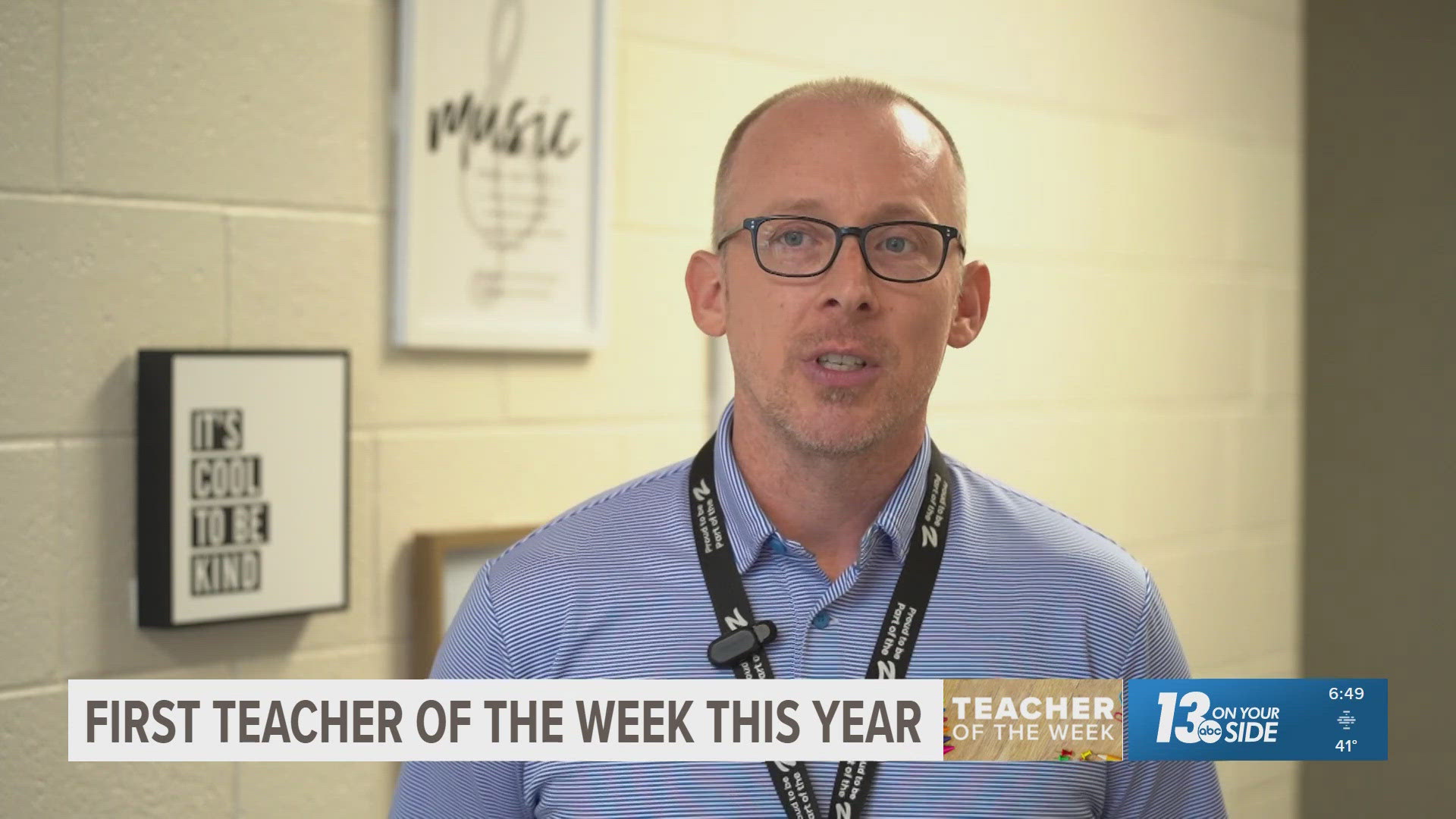 Teacher of the Week: Aaron Good | wzzm13.com