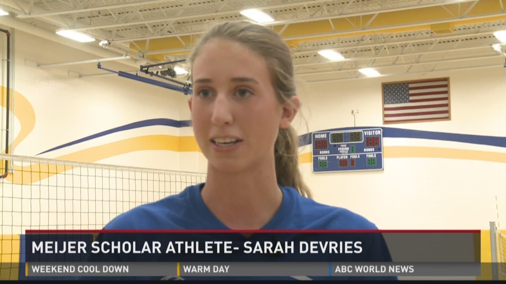 Meijer Scholar Athlete Sarah DeVries | wzzm13.com