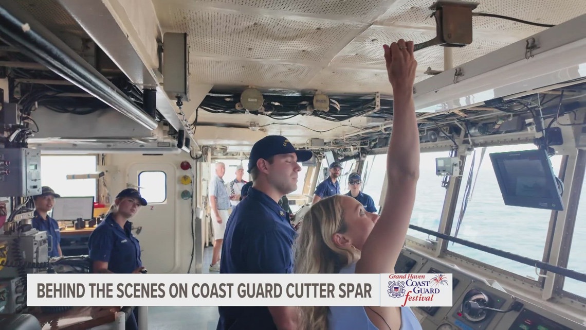 Behind the scenes on Coast Guard Cutter Spar | wzzm13.com
