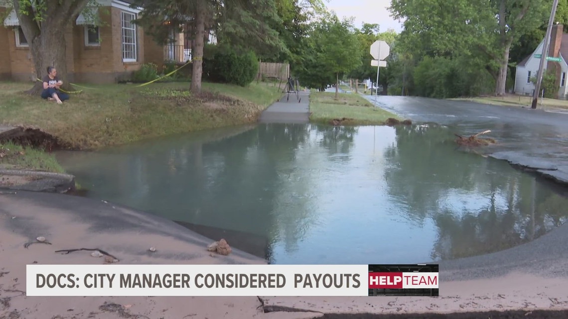 Court documents: GR City Manager considered payouts for residents affected by water main break ...