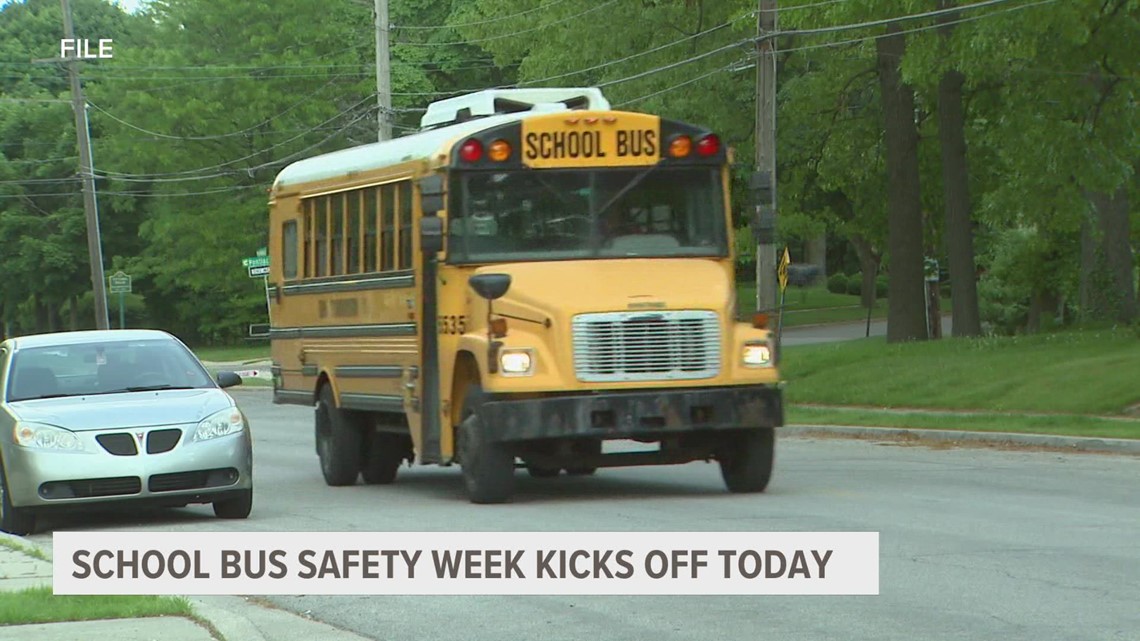 School Bus Safety Week begins, aimed at reducing reckless driving ...