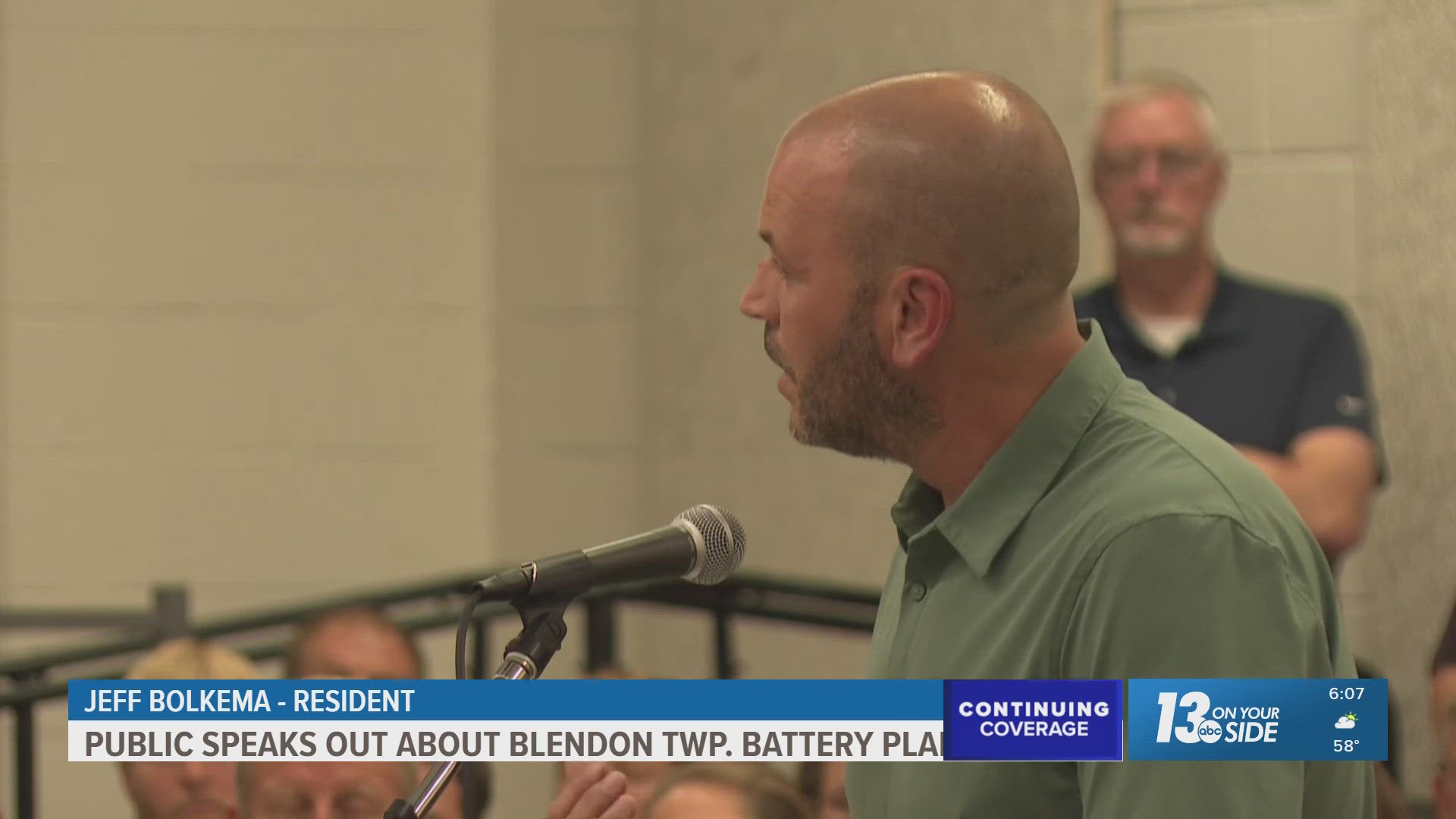 Blendon Township residents voice concerns over battery facility plan ...