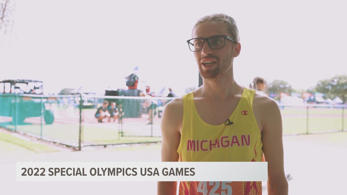 Michigan runner takes home gold in 2022 Special Olympics USA Games ...