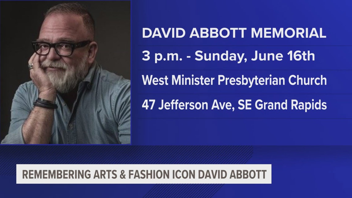 Remembering Grand Rapids arts & fashion icon David Abbott | wzzm13.com