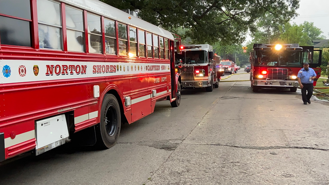 Crews battle house fire in Muskegon Heights | wzzm13.com