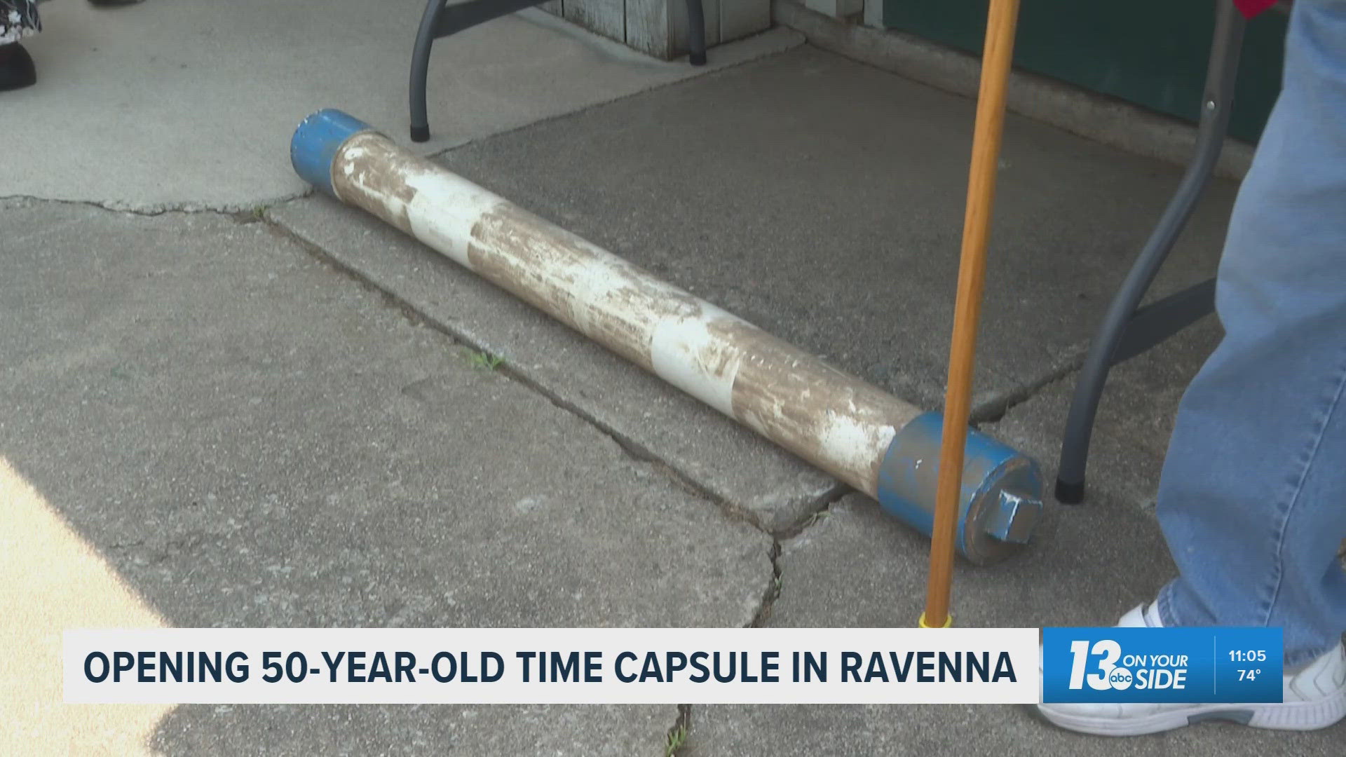 Opening of 50-year-old time capsule in Ravenna | wzzm13.com