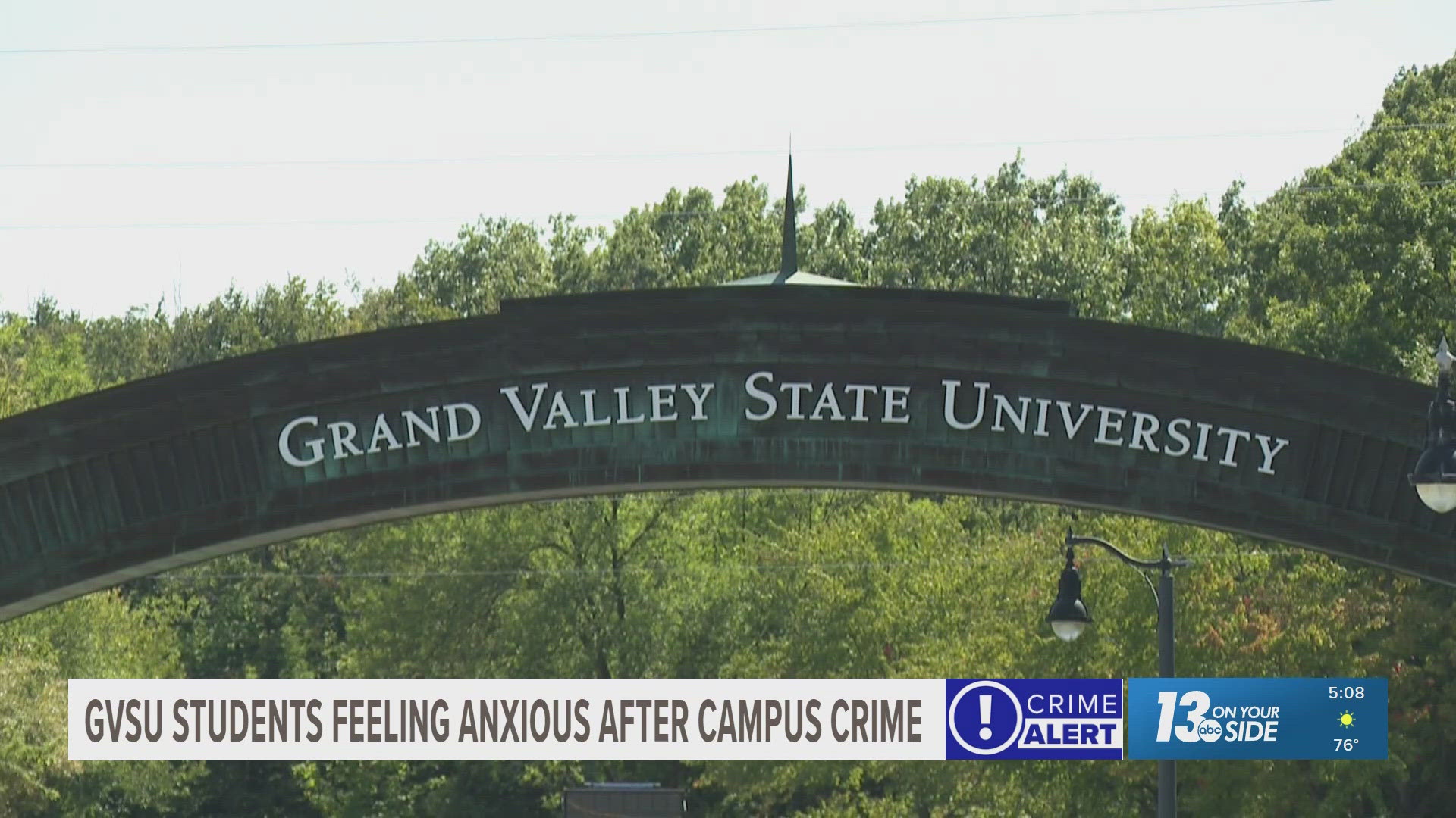 GVSU students 'nervous' after crime on campus | wzzm13.com