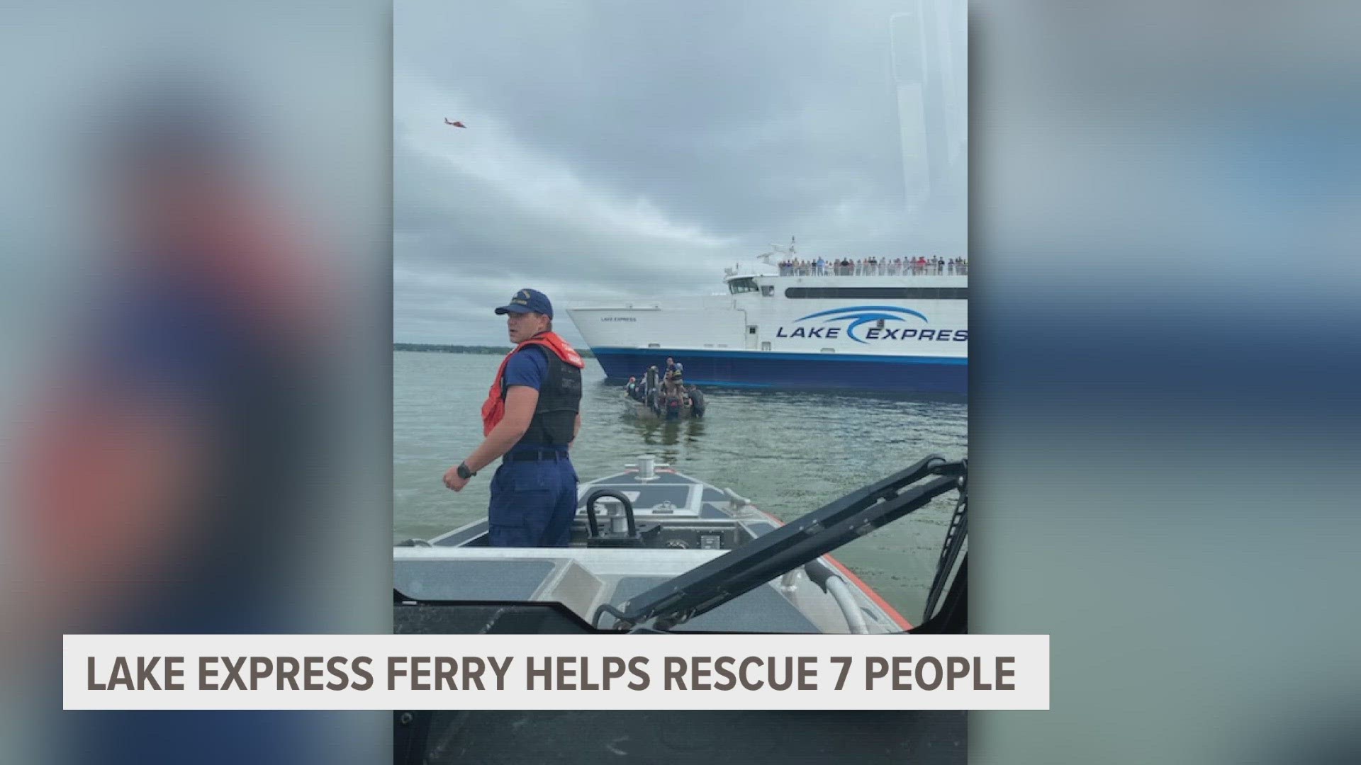 Lake Express Ferry helps rescue 7 people | wzzm13.com