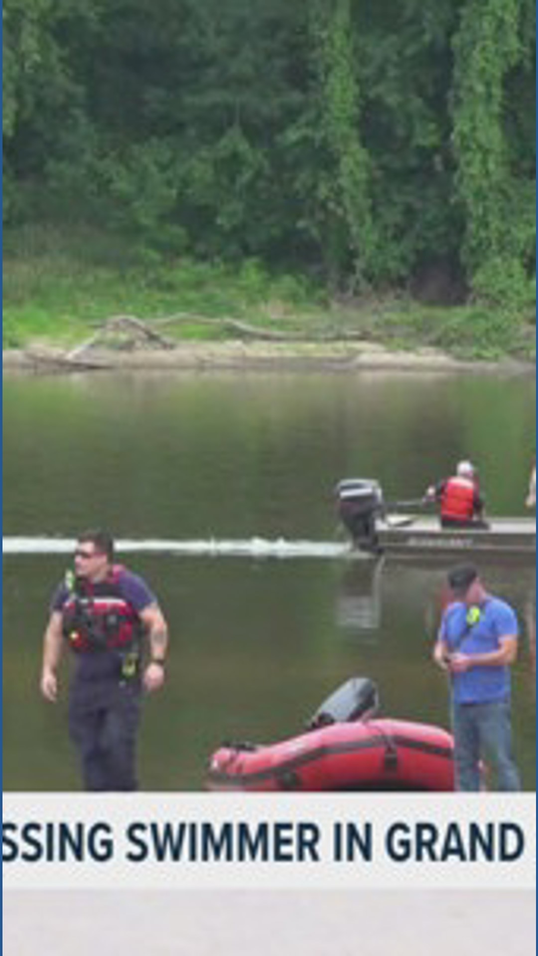 Crews searching for missing swimmer in Grand River | wzzm13.com