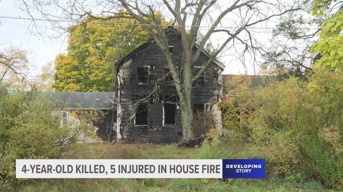 Child dead, four others injured after overnight house fire in Kent County | wzzm13.com