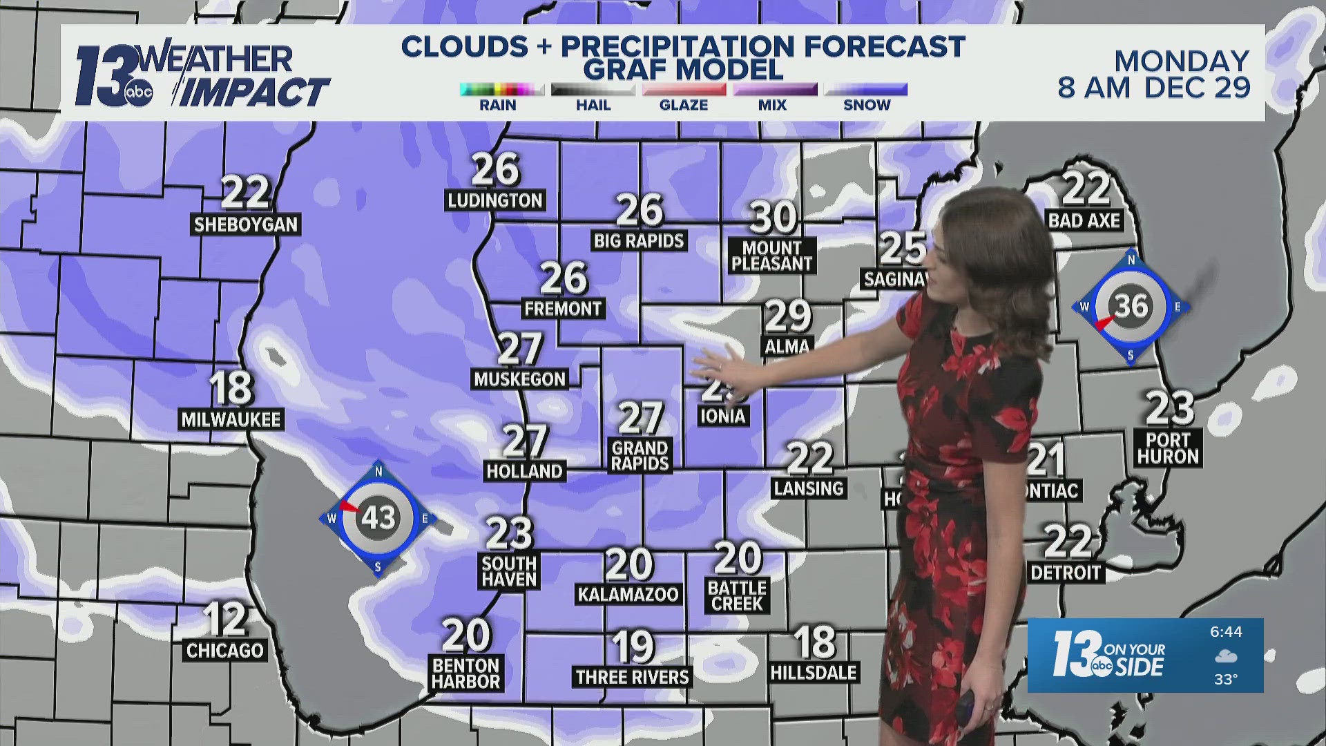 Impactful Monday system expected: Strong winds, accumulating snow, and ...