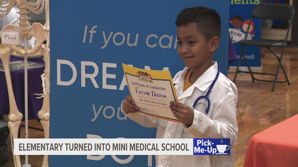 Local elementary school turned into mini medical school | wzzm13.com