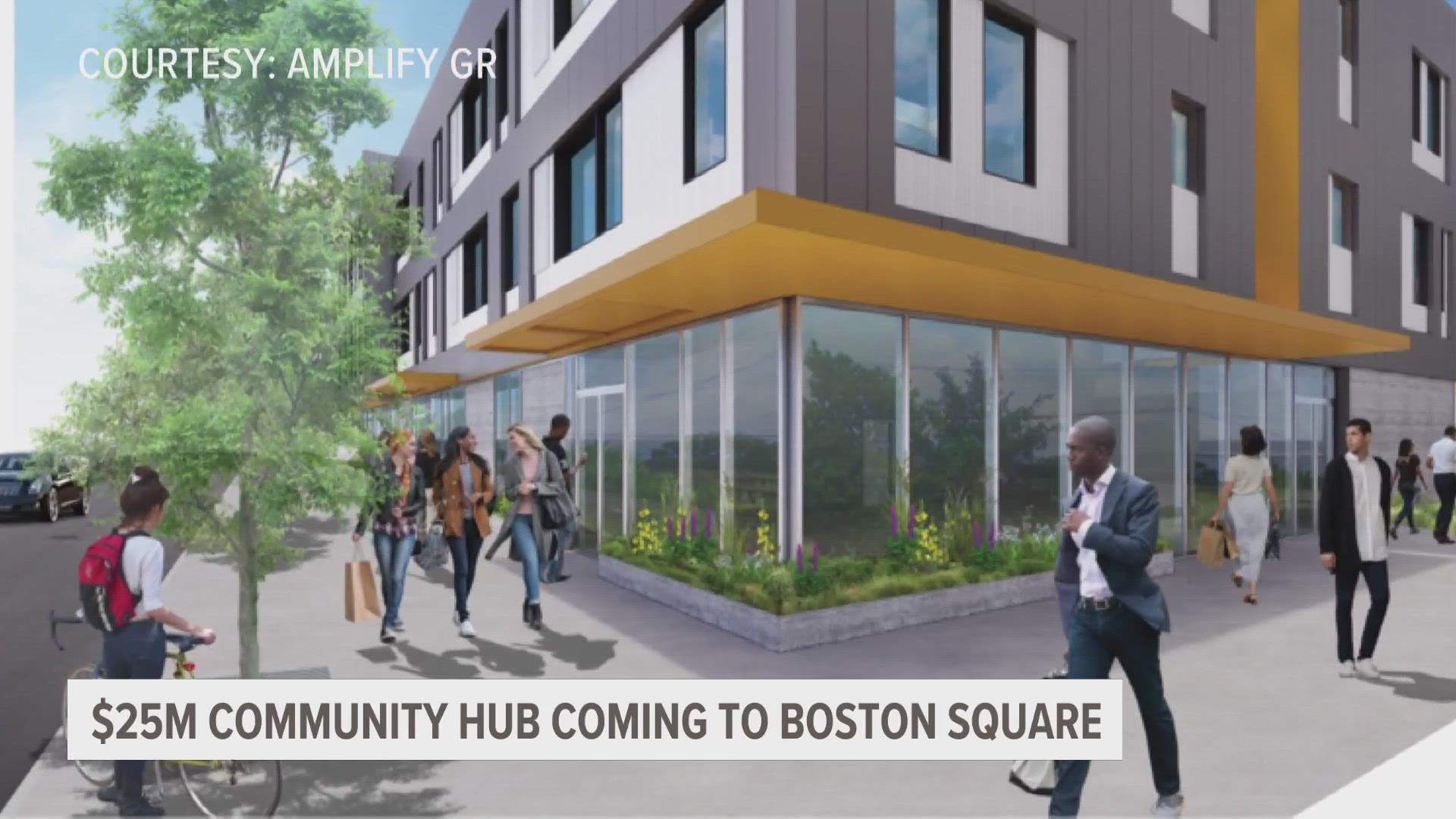 Celebration underway for $25 million community hub in Boston Square ...
