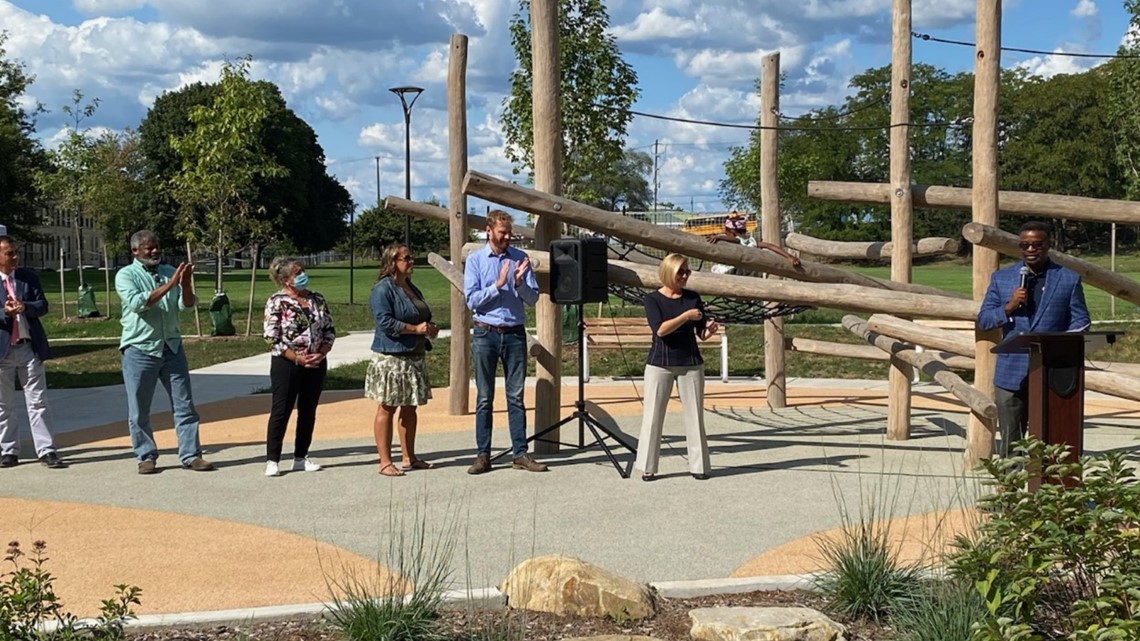 Grand Rapids unveils Roberto Clemente Park renovations at grand ...