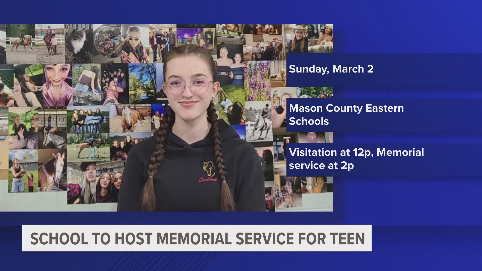 Funeral arrangements for Mason Co. teen killed in crash | wzzm13.com