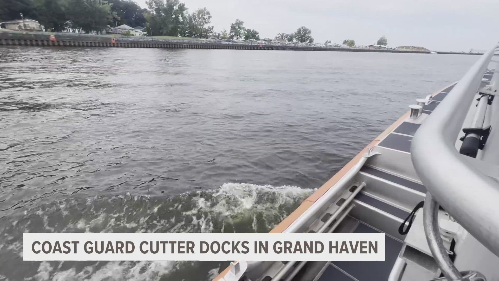 Coast Guard Cutter Mackinac docks in Grand Haven for Coast Guard ...
