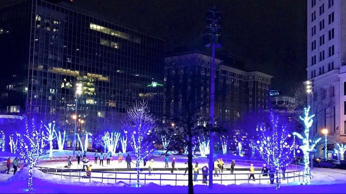 Grab your skates! Rosa Parks Circle Ice Rink officially opens | wzzm13.com