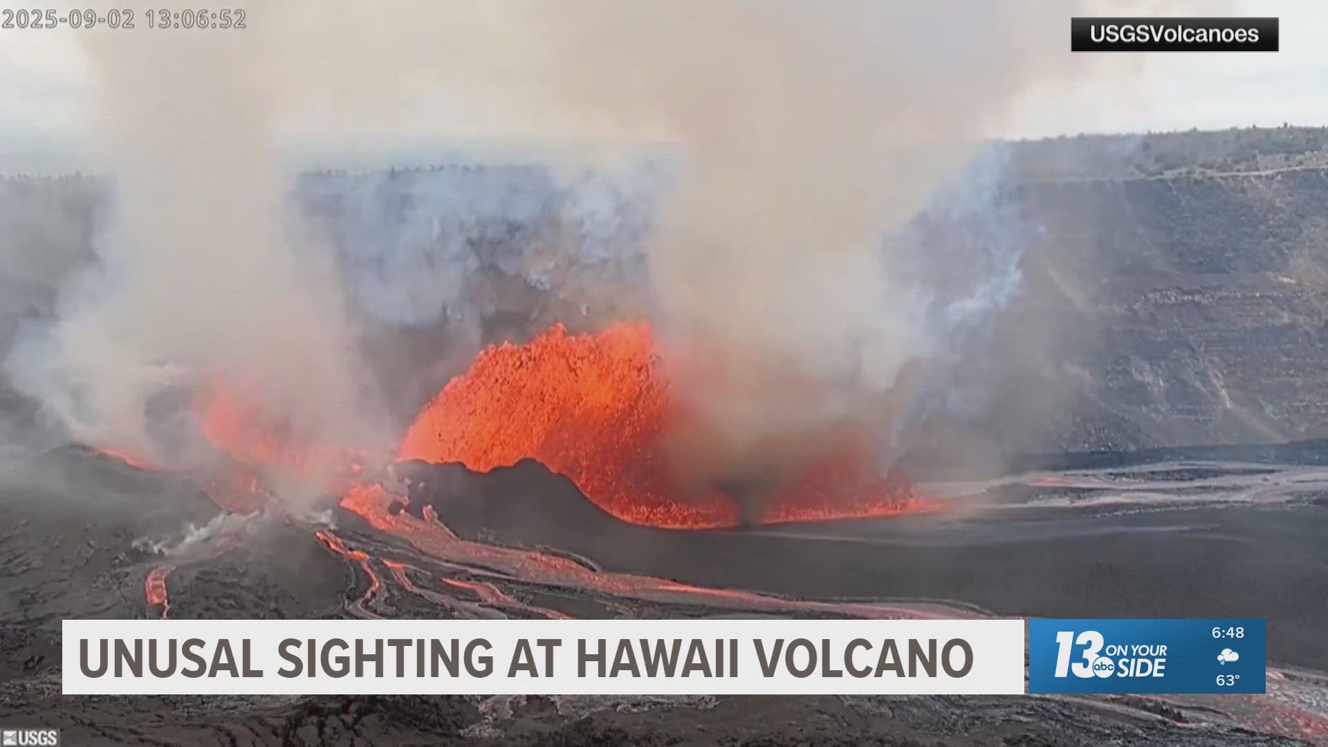 'VOLNADO' | Unusual sighting at Hawaii volcano | wzzm13.com